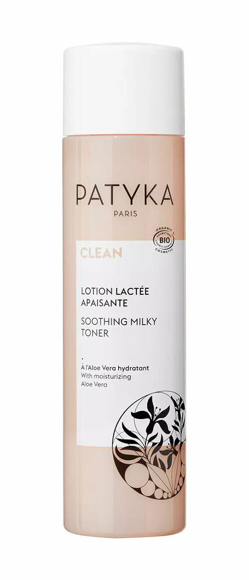 Успокаивающий тоник для лица с алоэ вера Patyka Clean Soothing Milky Toner /200 мл/гр.