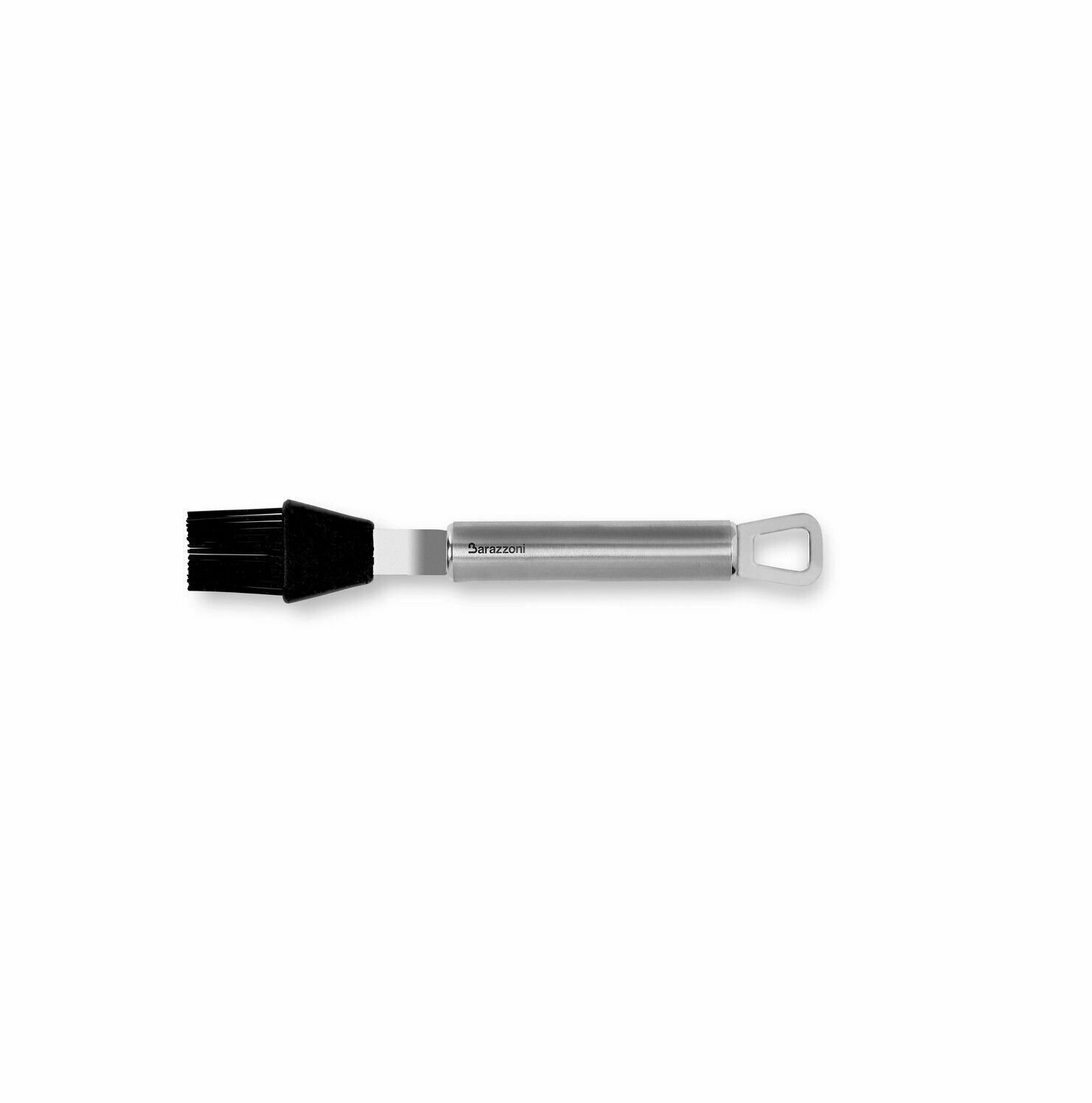 Кулинарная кисть силиконовая Barazzoni My Utensil Silicone Brush, 22,5 см, нержавеющая сталь 18/10, силикон, цвет серебристый