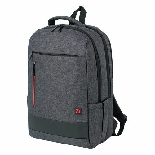 Рюкзак BRAUBERG Urban Houston, 46.8 х 5.1 х 31.2 см, 0.902кг, черный [229895]