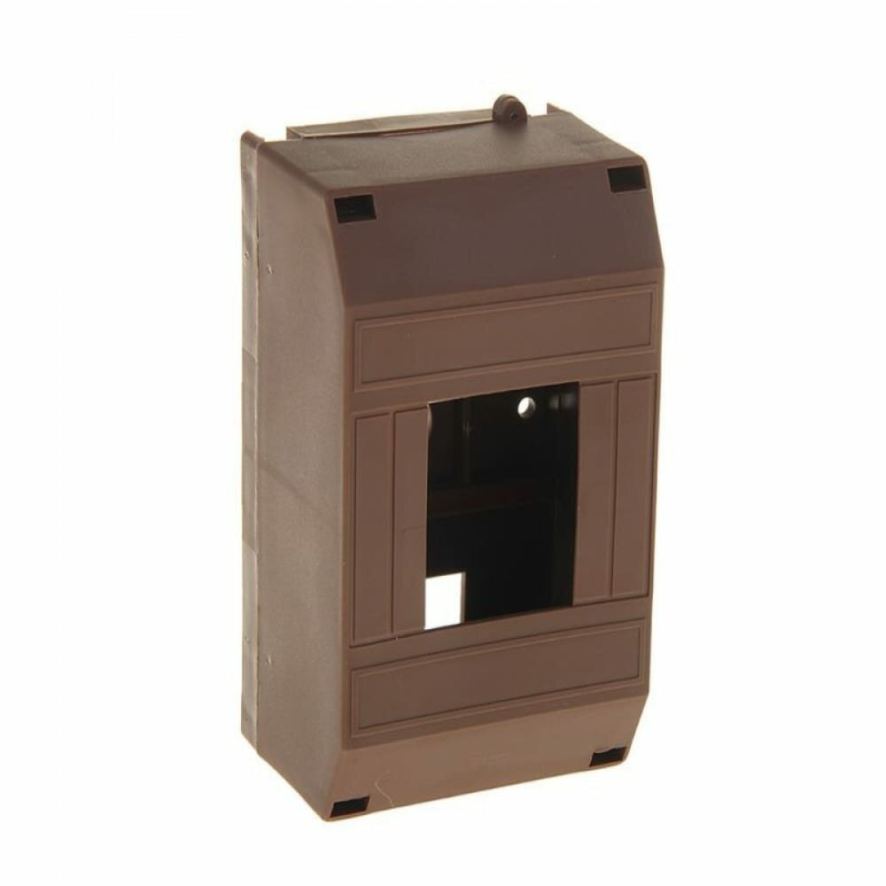 Бокс для автоматических выключателей урал ПАК на 2-4 модуля под темное дерево IP 20. БВ-9118075-028