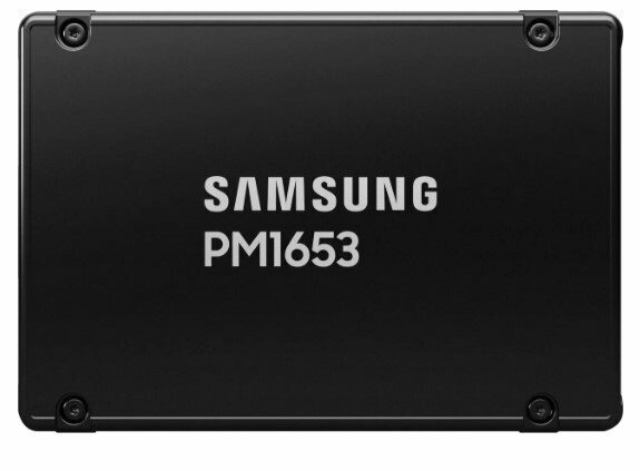 SSD-накопитель Samsung Enterprise PM1653, для сервера, 1.92ТБ, SAS