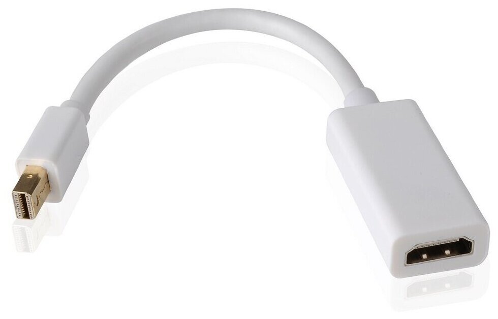 Адаптер переходник с Mini DisplayPort на HDMI Atcom AT1042 0.1м белый