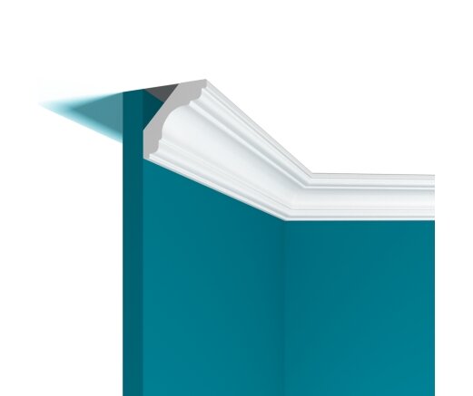 Карниз Потолочный Perfect Plus P05 Д200xШ4.9xВ4.9 см / Перфект Плюс.