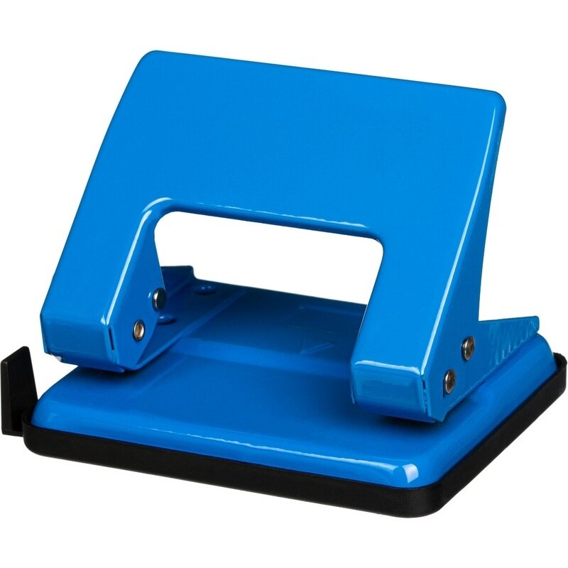 Attache Дырокол Economy Синий, до 20 листов, с линейкой