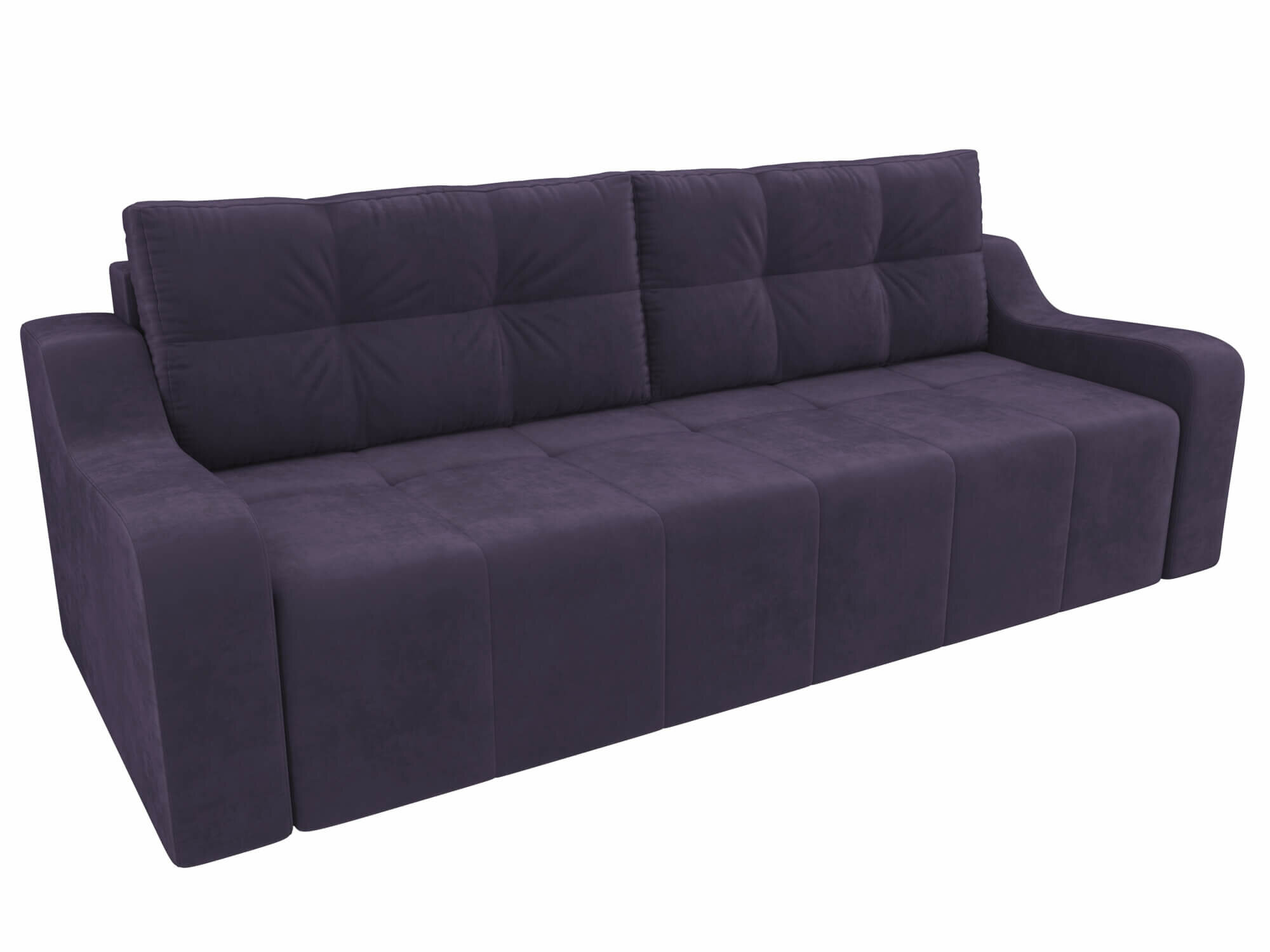 Artum Прямой диван Итон велюр фиолетовый