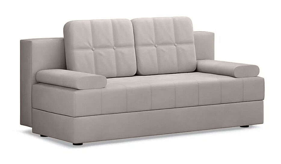 Диван раскладной Аура 7, механизм еврокнижка, в цвете бежевый (Velutto 06)