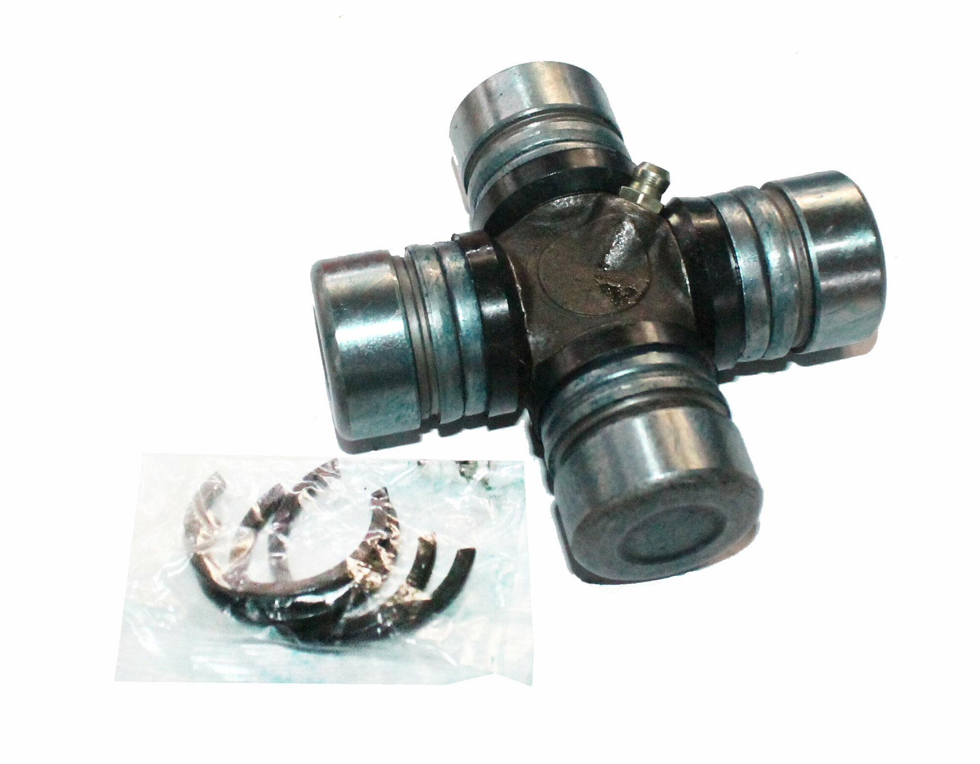 Крестовина карданного вала для а/м Газель, УАЗ d30 со стоп. кольцами, масленкой (АДС) EXPERT