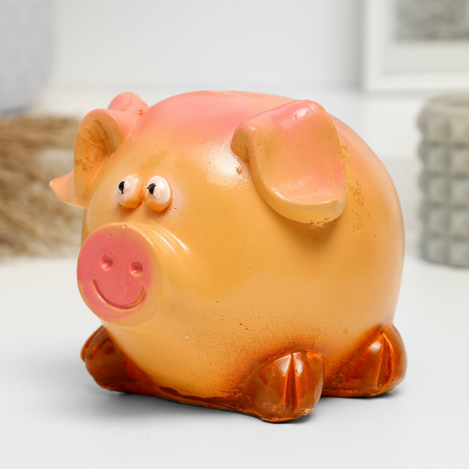 Копилка для денег «Свинка», гипс, 11 см