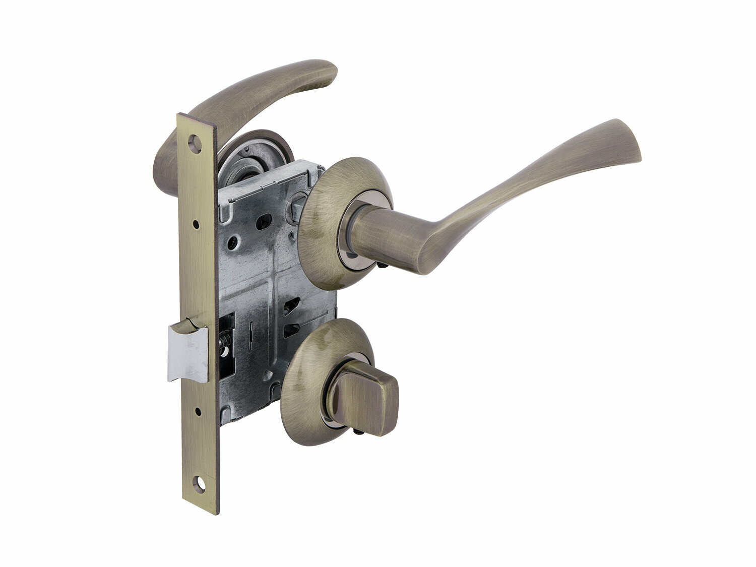 Комплект для двери Фабрика замков FZ SET 03-C 170 2H BK AB