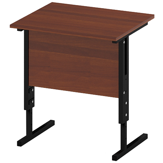 Парта школьная Меб-фф одноместная цвет Орех Итальянский ПО-4 60/50/57-75 СМ