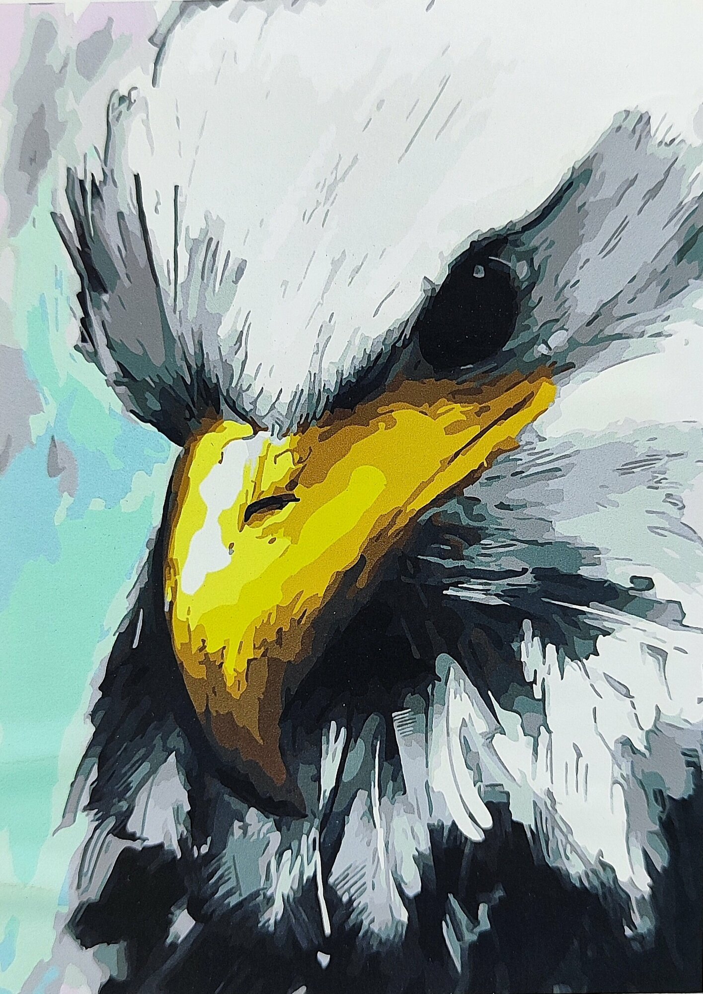 Картина по номерам Paintboy "Орел", холст, акриловые краски, 40 см x 50 cм