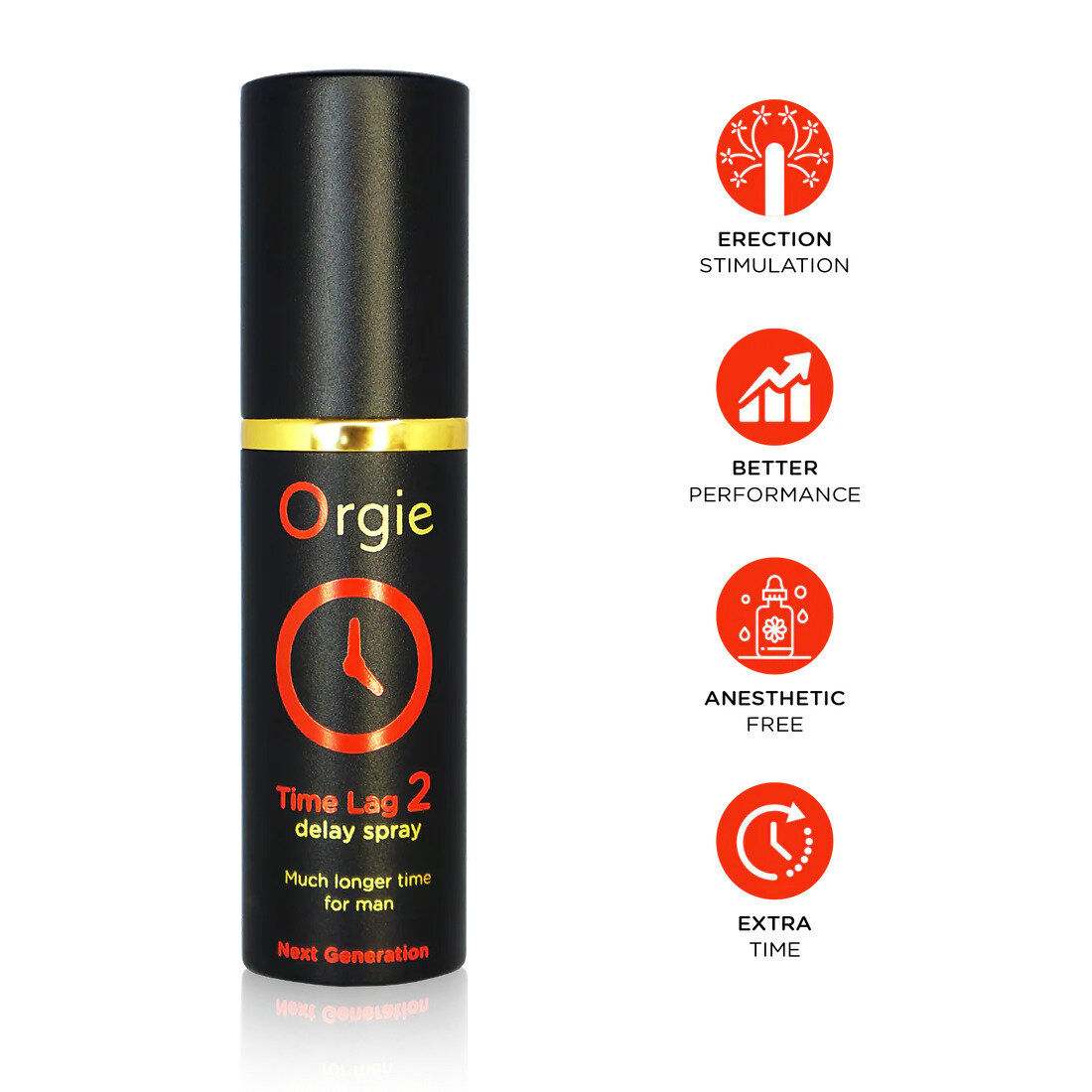 Спрей для продления эрекции Orgie Time Lag 2 Delay Spray Next Generation, 10 мл