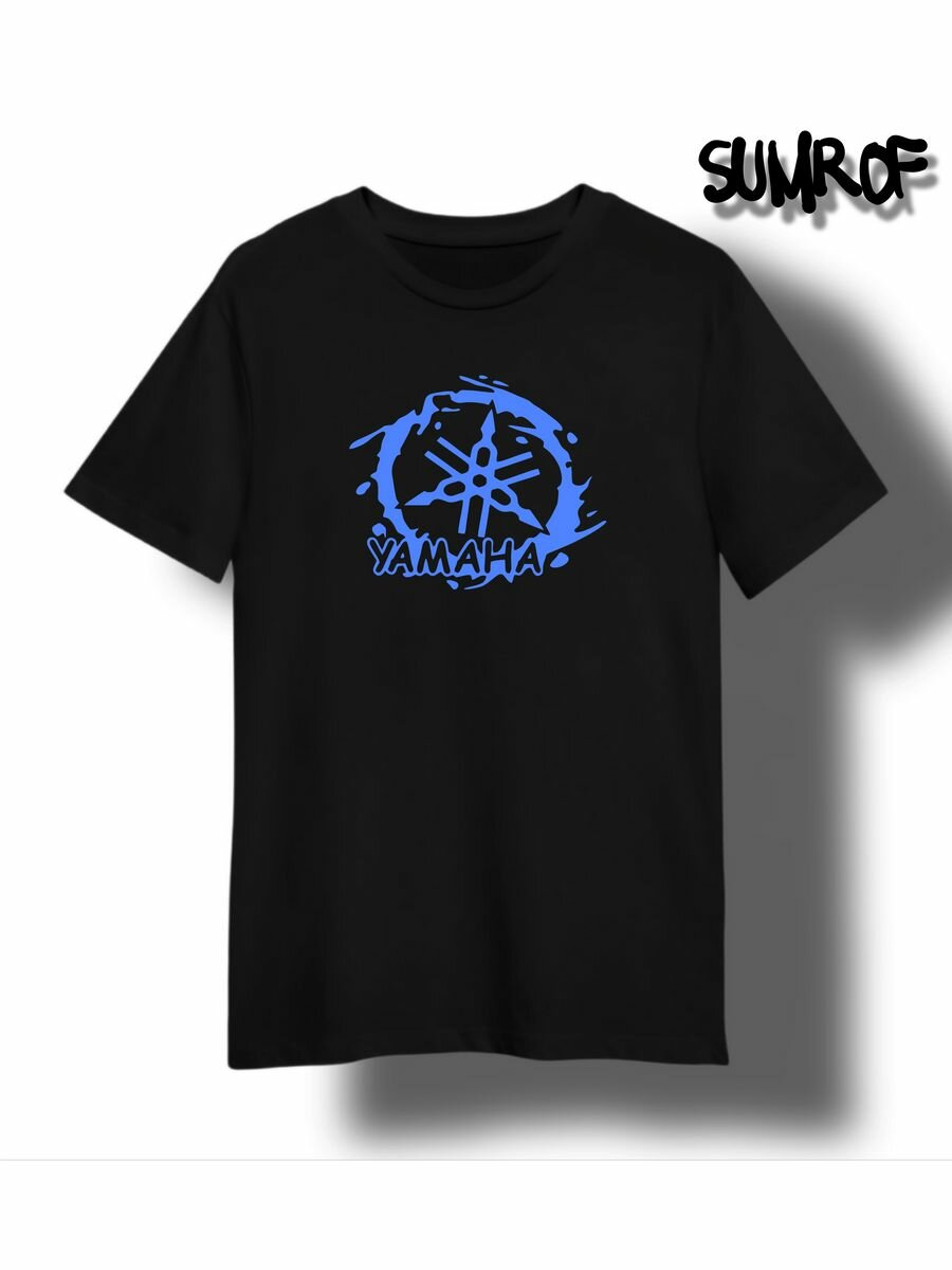 Футболка с надписью yamaha