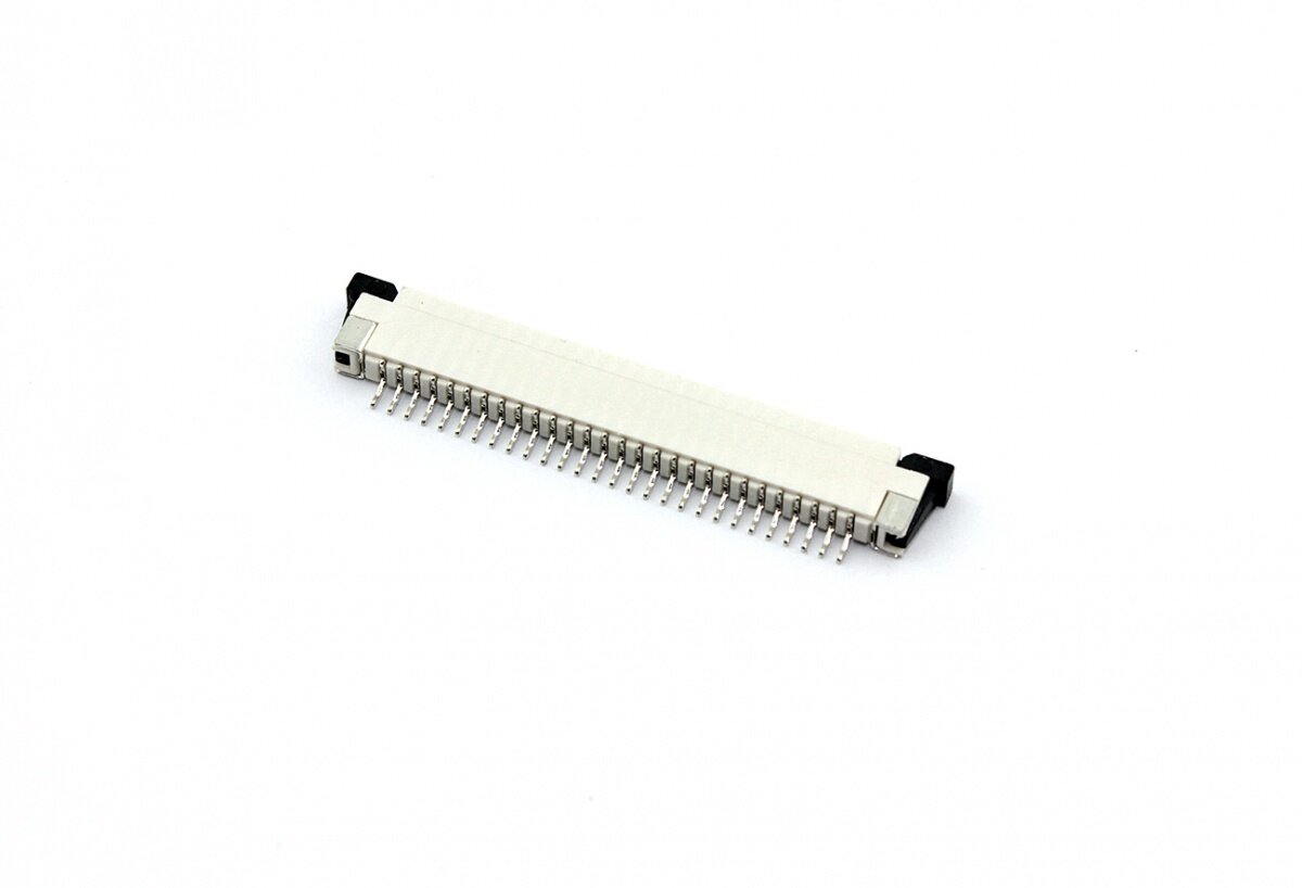 Разъем FPC Half Coverage Top Contact 1.0K-BS-28PWB 28 pin высота 2мм шаг 1мм