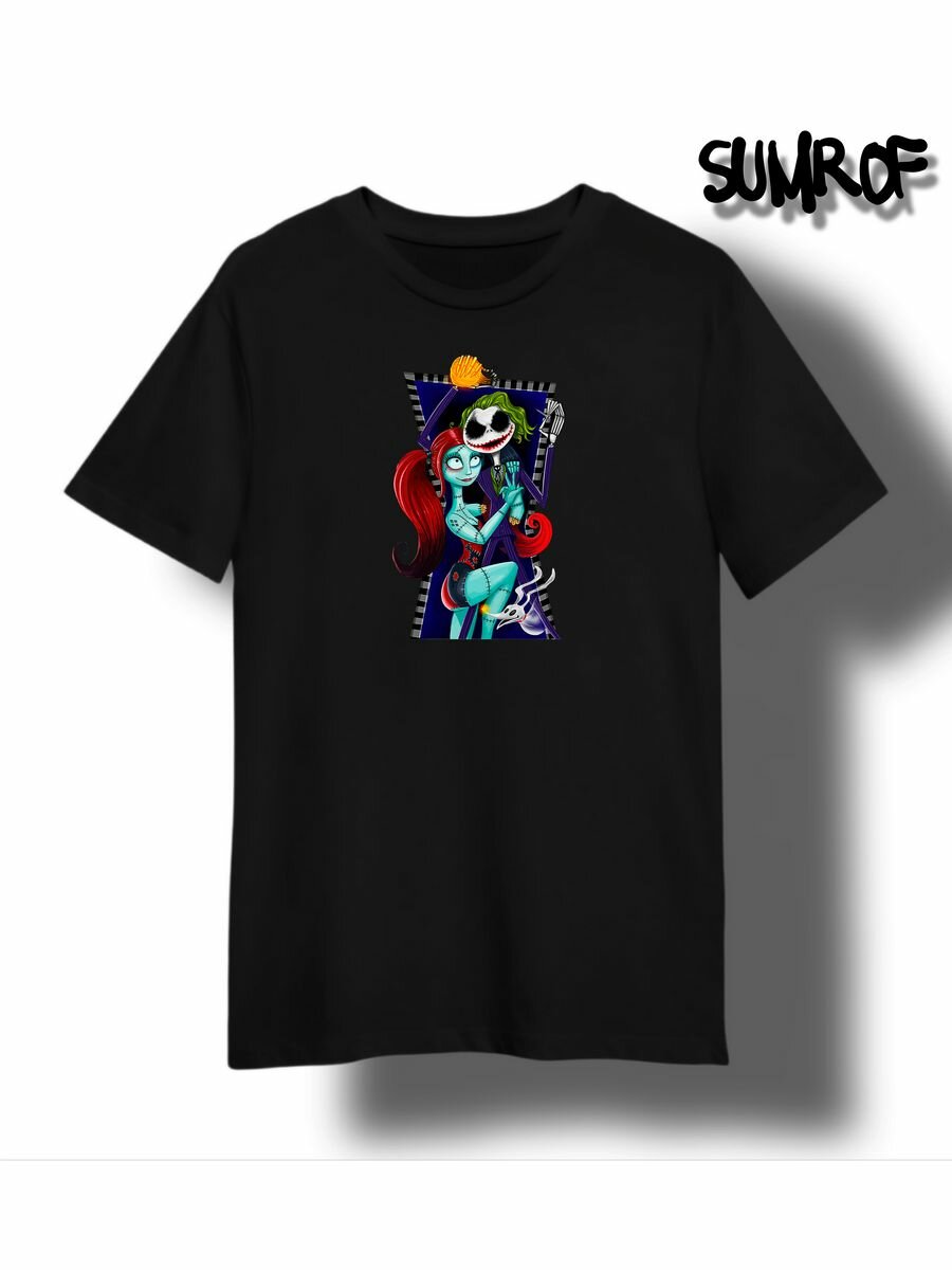 Футболка Джек Скеллингтон джокер