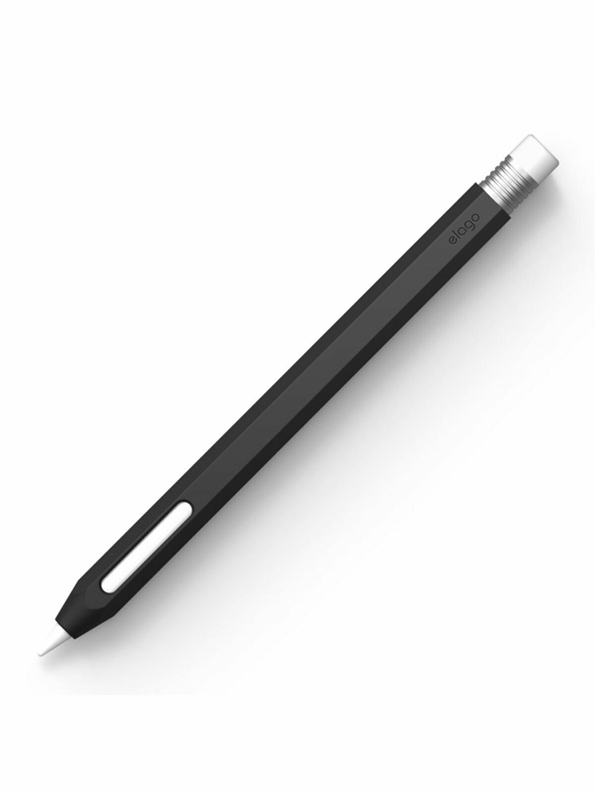 Elago для Apple Pencil 2 чехол Silicone case Black silver