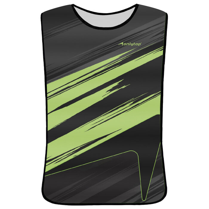 Манишка футбольная детская Checkmark, р-р 36-40, зеленая 9838684