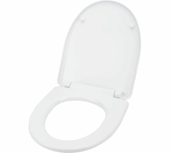 Сиденье Sanita дюропластовое, с пластиковым креплением, микролифт к компактам (Идеал, Стандарт, Виктория, Лада, Марс) 20975010 00000061410