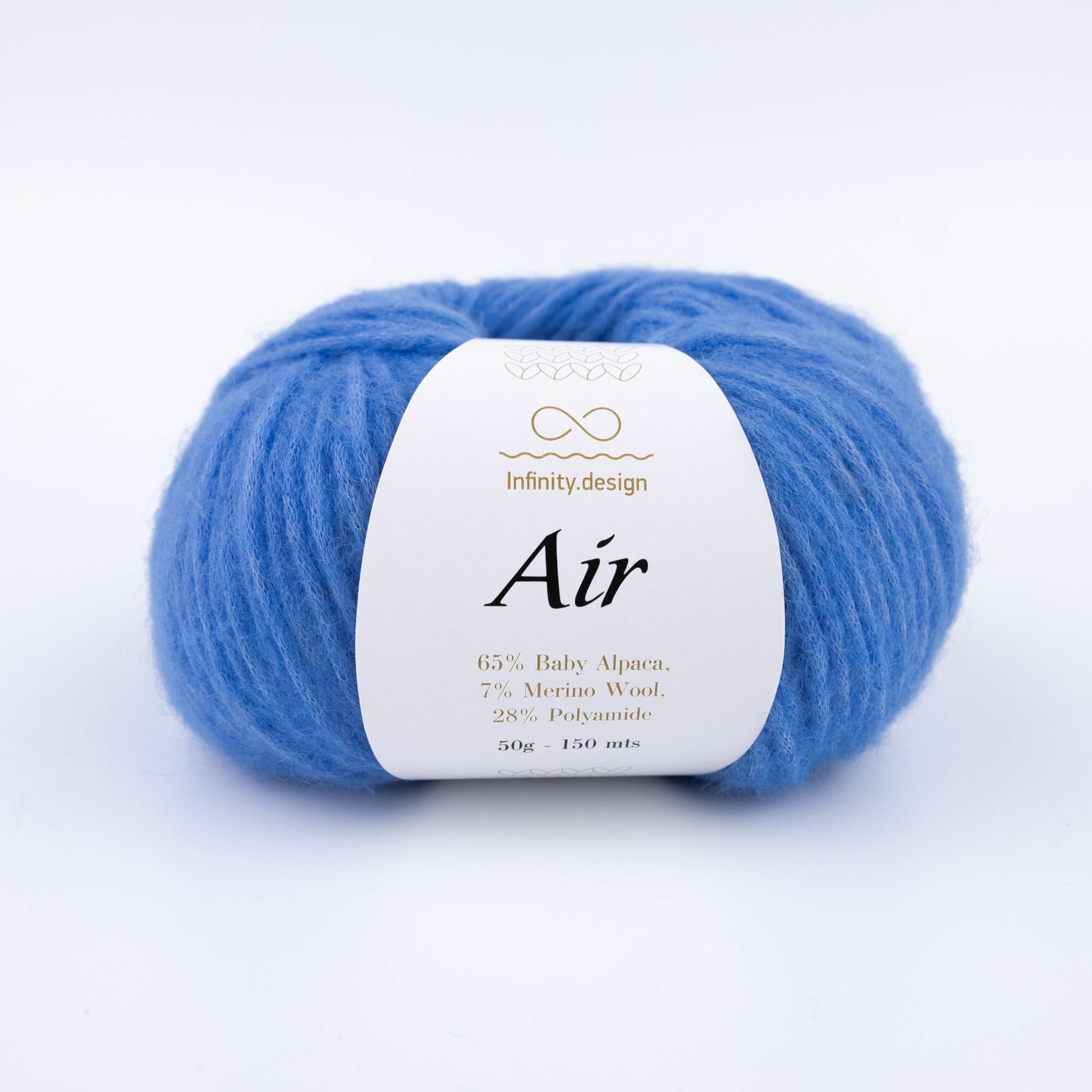 Пряжа INFINITY Air 5834 (3 мотка), 65% бэби альпака, 7% мериносовая шерсть, 28% полиамид, 50г, 150м