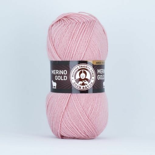 001 пряжа "Merino Gold" Madam Tricote (5шт*100гр)