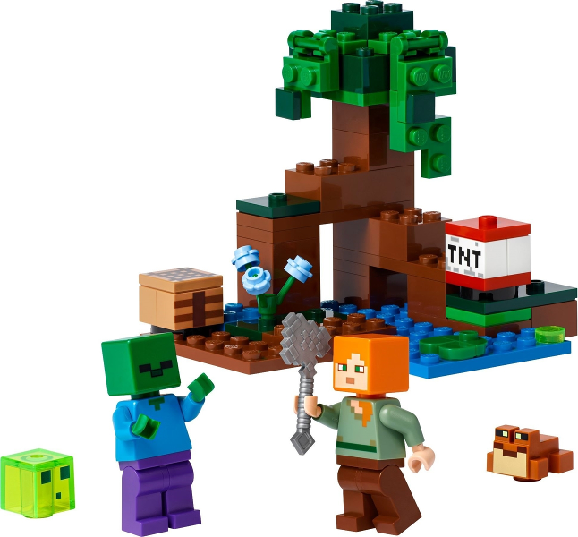 Конструктор LEGO Minecraft 21240 Болотное приключение, 65 дет.