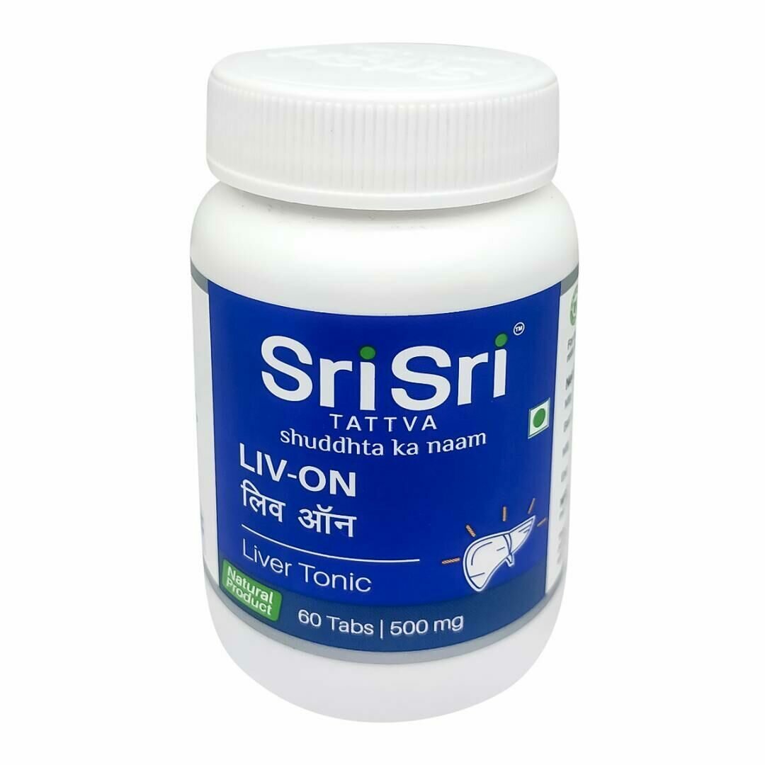 Таблетки Sri Sri Tattva Liv-on, 60 г, 60 мл, 60 шт.