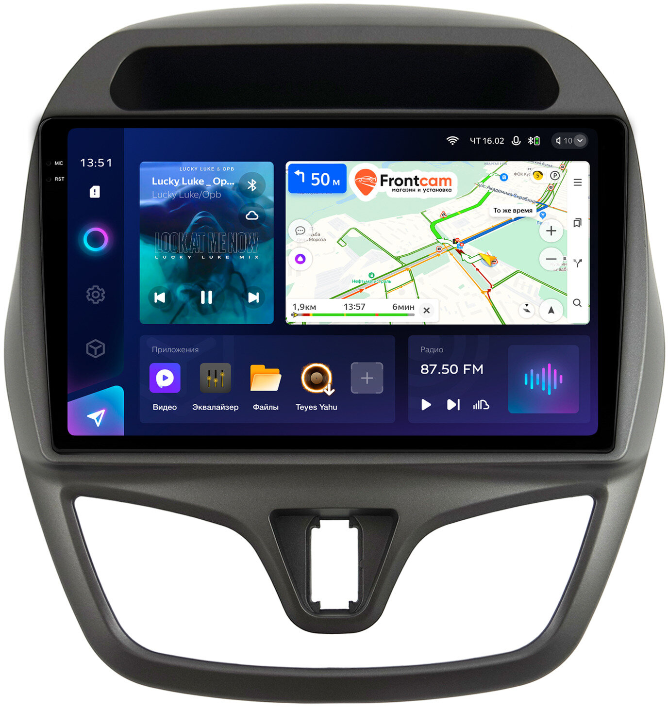 Штатная магнитола Chevrolet Spark 4 (M400) 2015-2024 Teyes CC3 2K 360 6/128 9.5" RM-9-1235 Android 10 (4G-SIM, DSP, QLed)