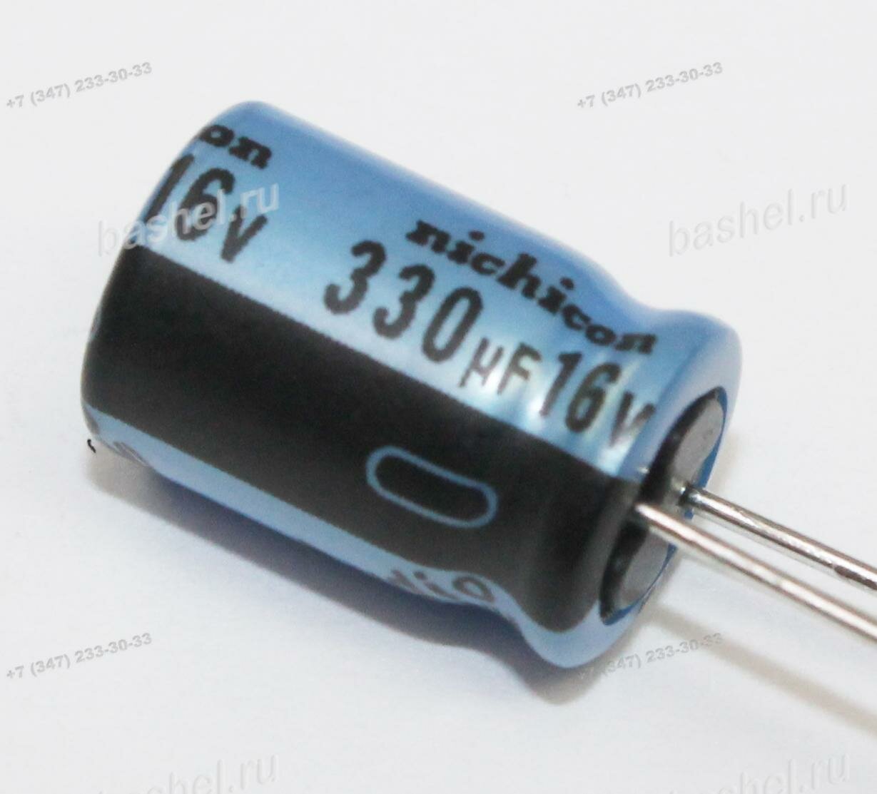 ECAP 330 мкФ / 16В (8х11,5) KA 105°C, Конденсатор электролитический, NICHICON