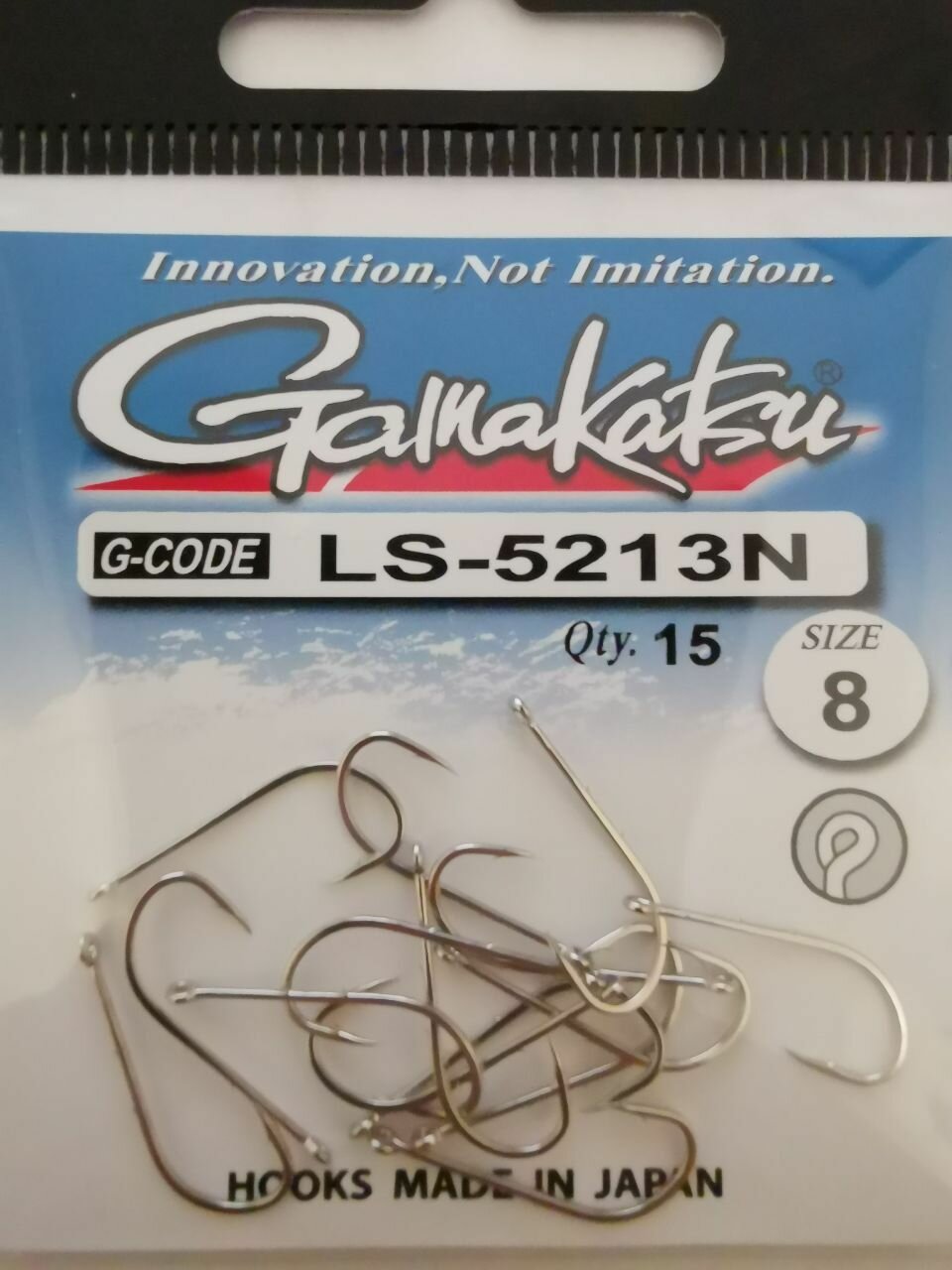 Крючки Gamakatsu LS-5213N № 8 (15шт)