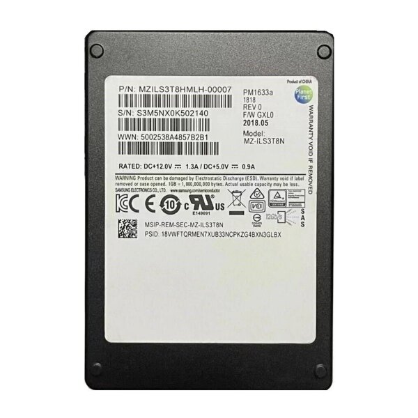 Жесткий Диск Samsung MZ-ILS3T8N 3.84Tb SAS 2.5" SSD