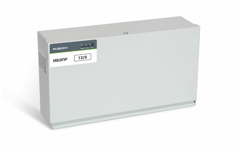 ИВЭПР-12/5 2*7-Р Источник вторичного электропитания резервированный 12В 5А 2*7Ач К1 Реле (Рубеж) (Rbz-174282)