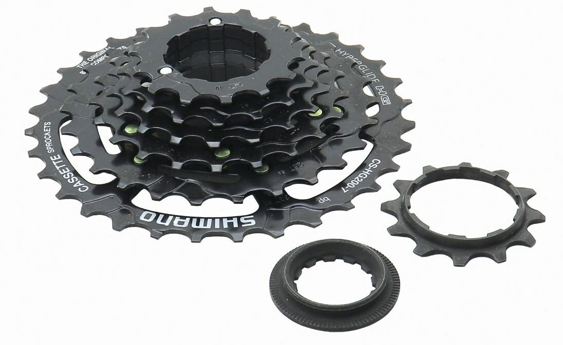 Блок спортивный 7звезд (Кассета 12-32 зуб.) "Shimano" HG200