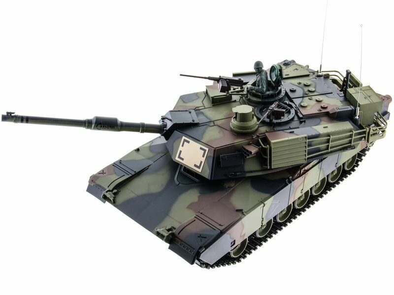 Радиоуправляемый танк Heng Long M1A2 Abrams Upgrade V7.0 2.4G 1/16 RTR - 3918-1Upg V7.0