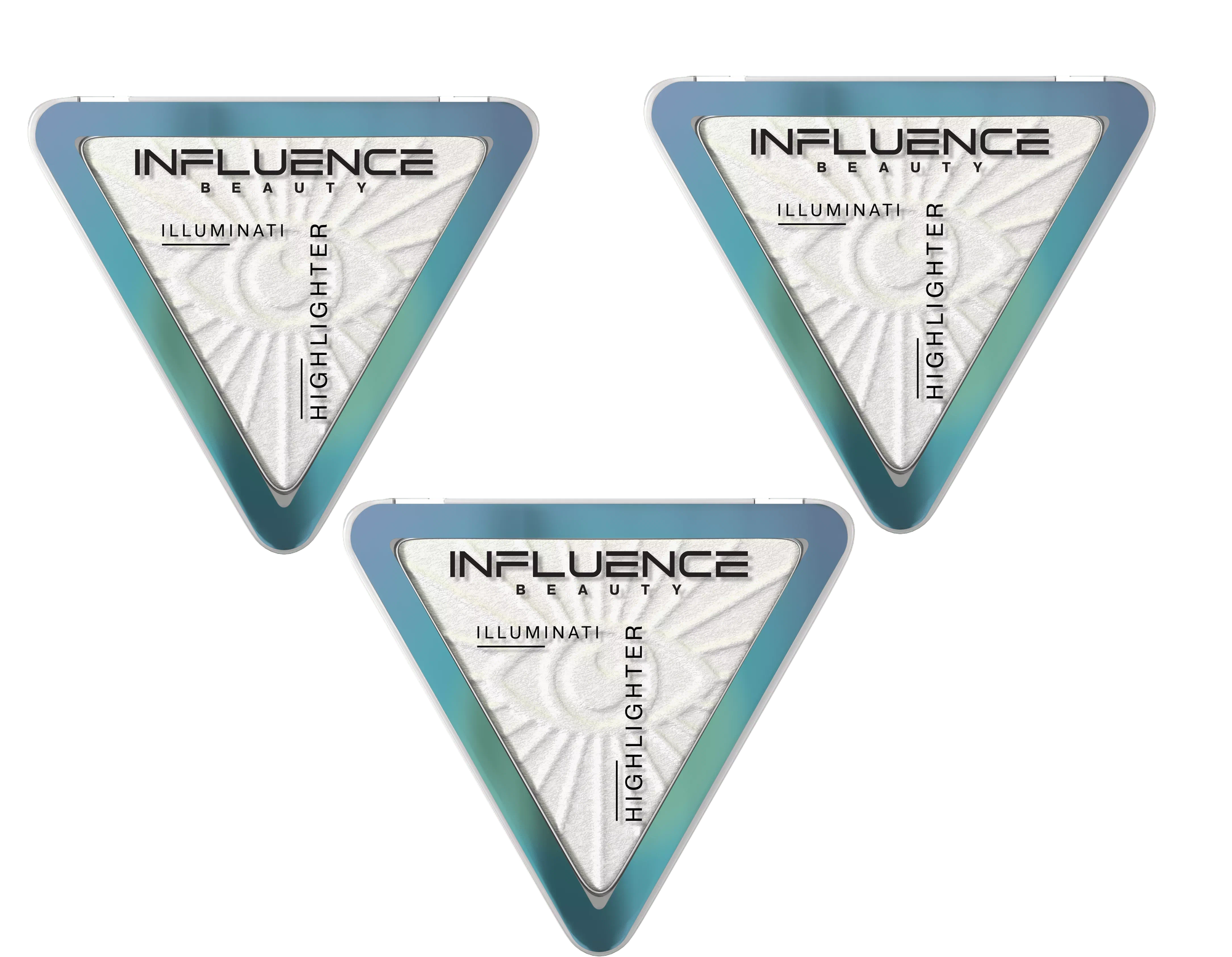 Хайлайтер с микрочастицами бриллиантов Influence Beauty Illuminati т.01 6,5 г 3 шт