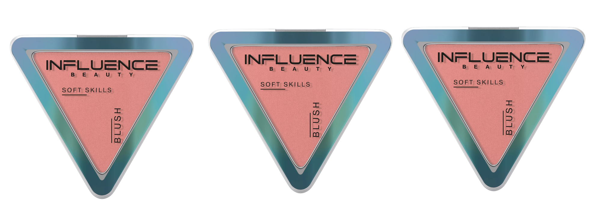 Румяна компактные Influence Beauty Soft skills/Compact blushes тон/shade 03 3 шт