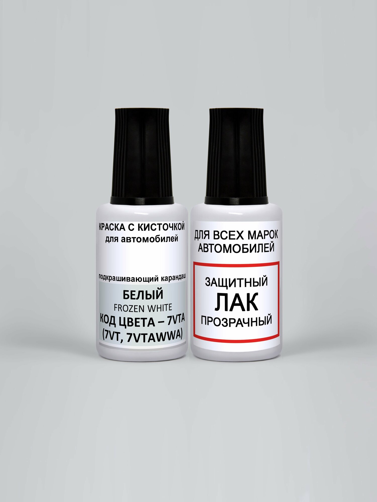 ADC Paint Краска для сколов во флаконе с кисточкой краска+лак 2 предмета 35мл