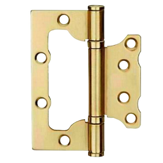 ARSENAL петля бабочка универсальная 100x75x2,5 мм золото крепеж для дверей
