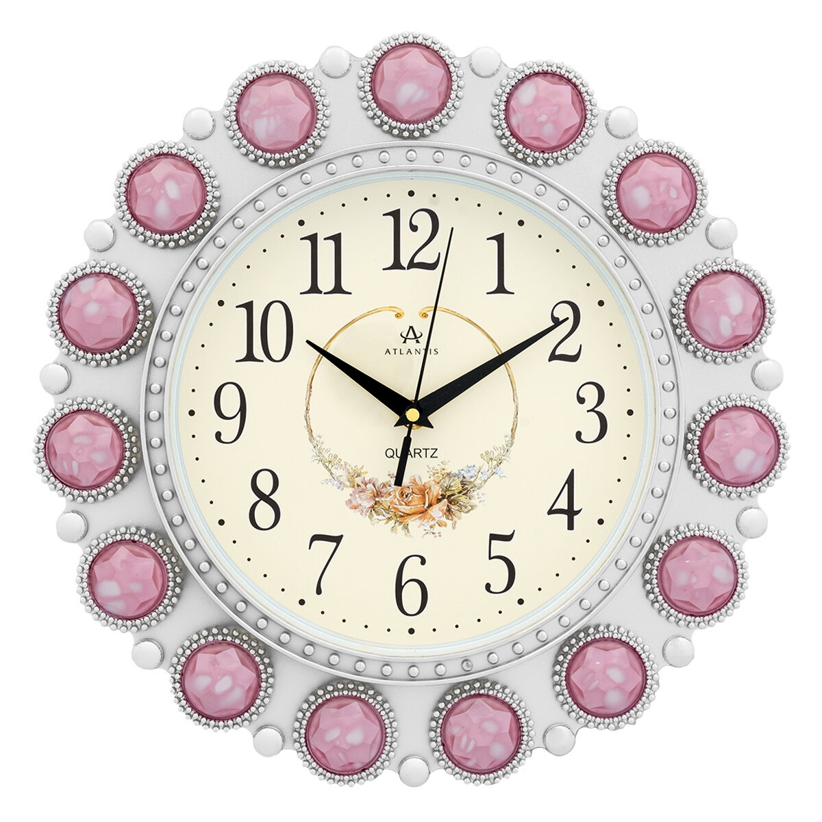 Часы настенные Atlantis TLD-6999E pink