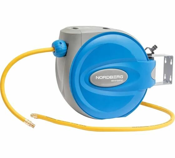 Шланг воздушный на катушке, гибридный PVC 9.5х15.5 мм, 15+1 м NORDBERG HR1015HPVC