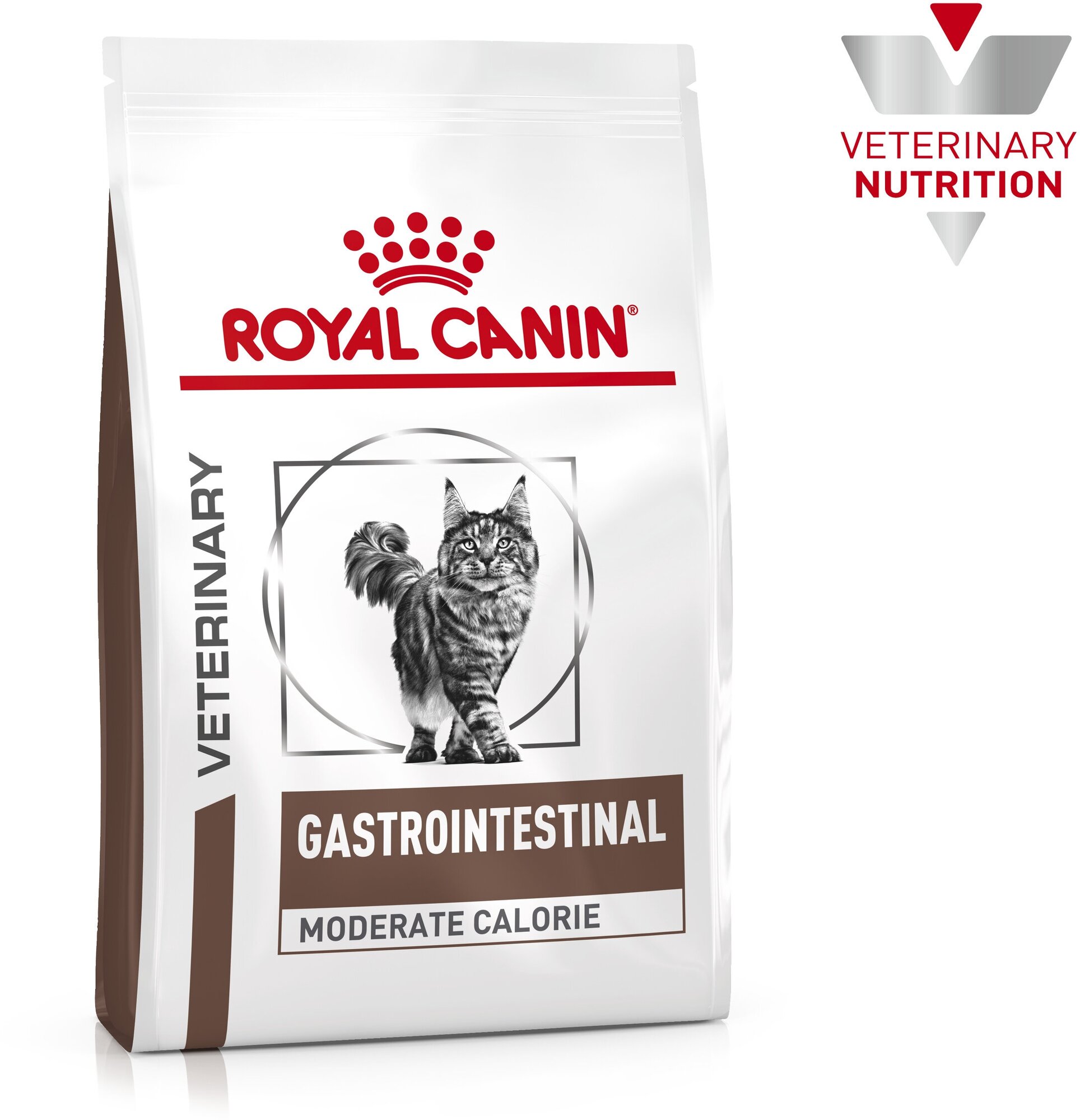 Royal Canin Gastrointestinal Moderate Calorie GIM 35 Feline Корм сухой для кошек при расстройствах пищеварения, 0,4 кг