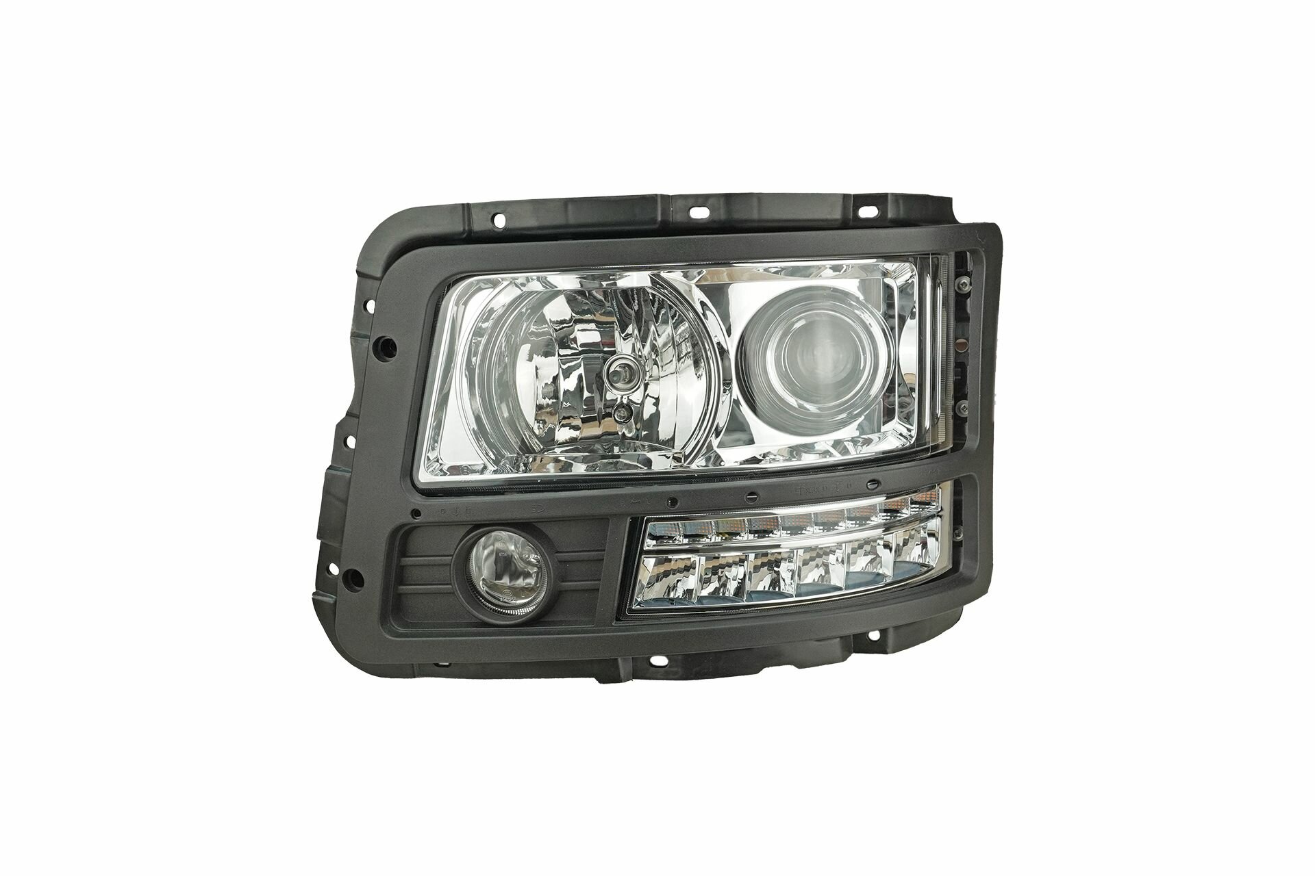 Фара передняя левая Shacman F3000 LED поворотник (DZ93189724110)