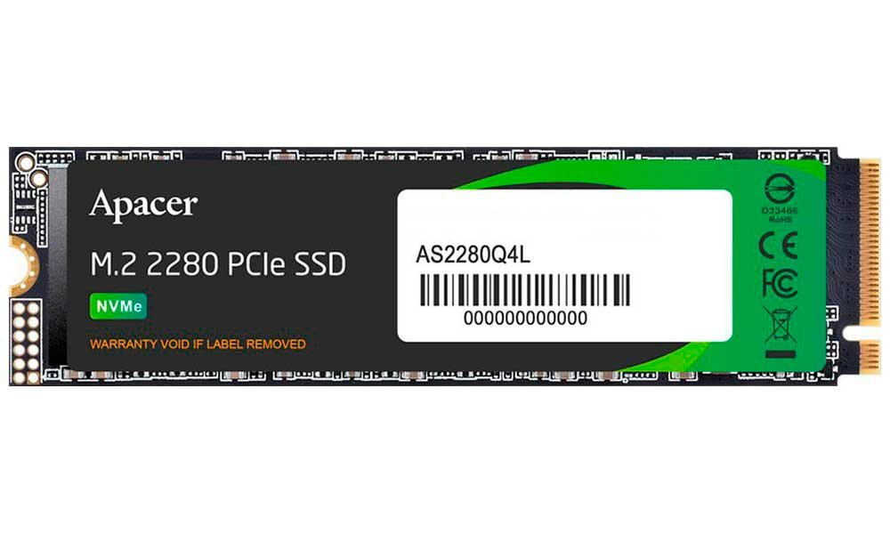 SSD накопитель Apacer M.2 512Gb AS2280Q4L (AP512GAS2280Q4L-1)