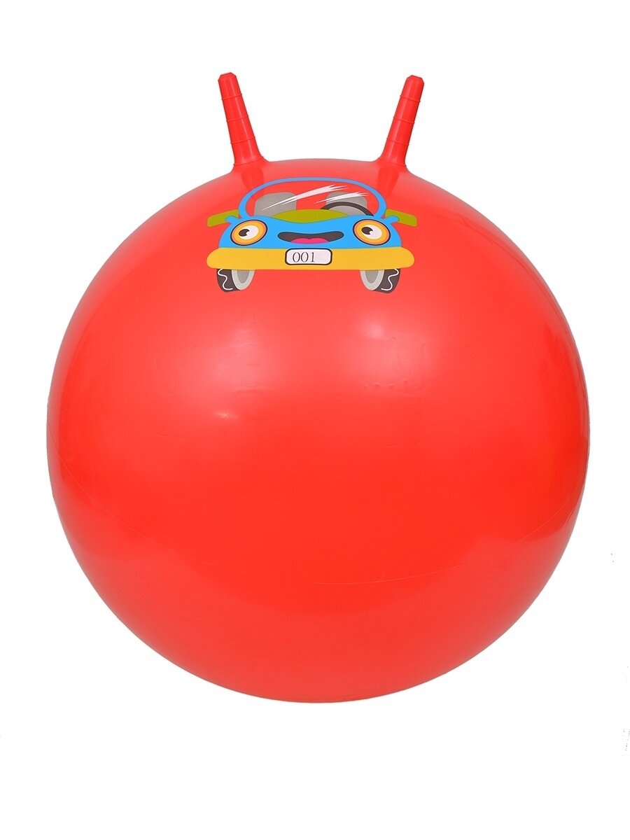 POV TRIC/Мяч-попрыгун 65 см, гимнастический мячик попрыгун, мяч прыгун с рожками, фитбол детский с ручками