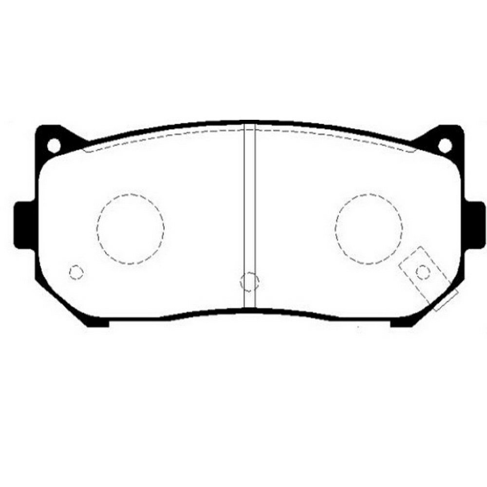Колодки задние Kia Shuma/Carens/Spectra CKKK10 CTR GK0516 для безопасности на дороге