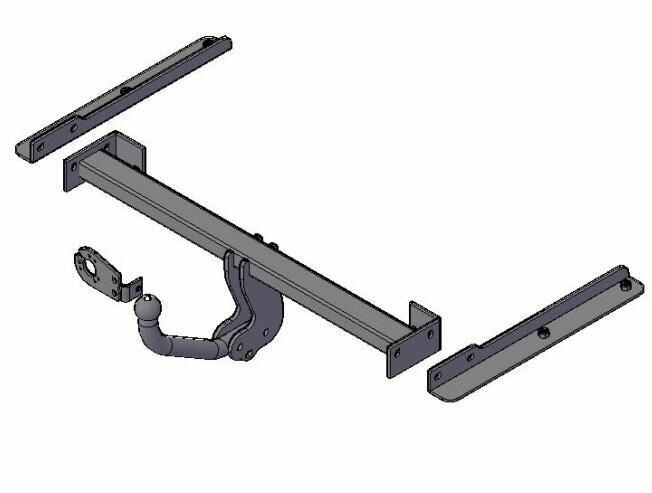 Фаркоп Opel Astra J хетчбек 5 дверей 2009-2015, условно-съемный,(без электрики) Трейлер.9931