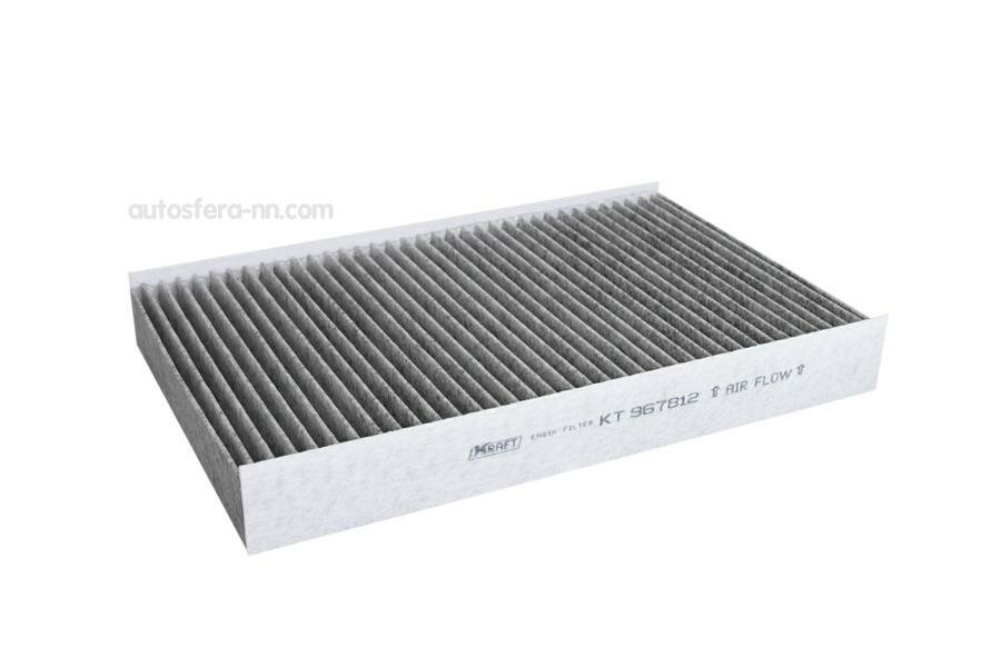 KRAFT KT967812 фильтр салонный (угольный) CITROEN С2 (03-10), СЗ (09-), С4 (04-) / PEUGEOT 1007