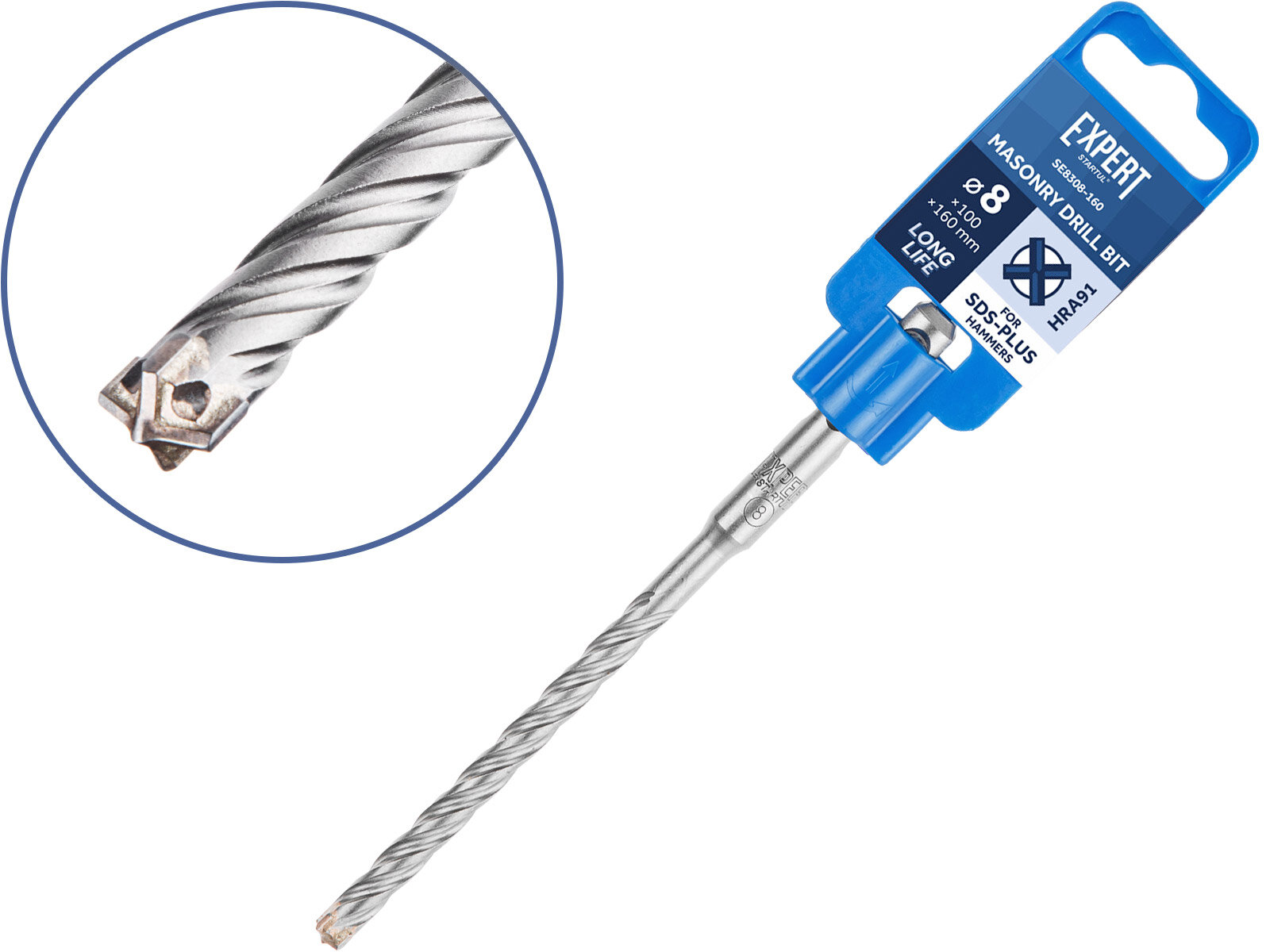 Бур (сверло) STARTUL (SE8308-160) SDS-plus 8х100х160 мм Expert