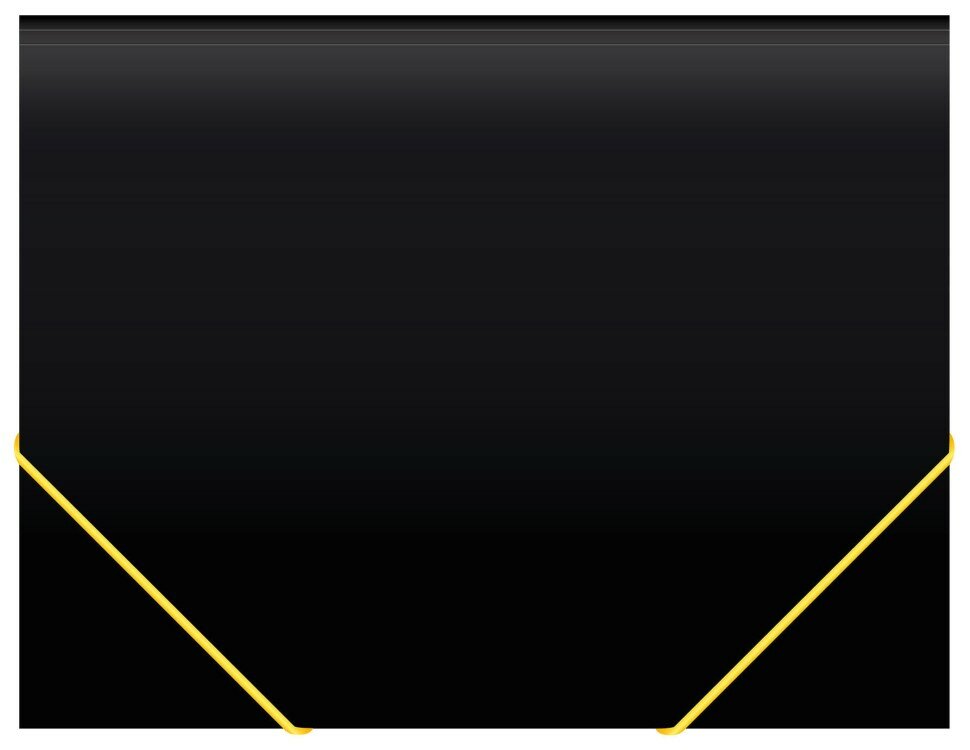 Портфель Бюрократ Black Opal BLPP13 13 отдел. A4 пластик 0.7мм черный/ассорти — фото 1