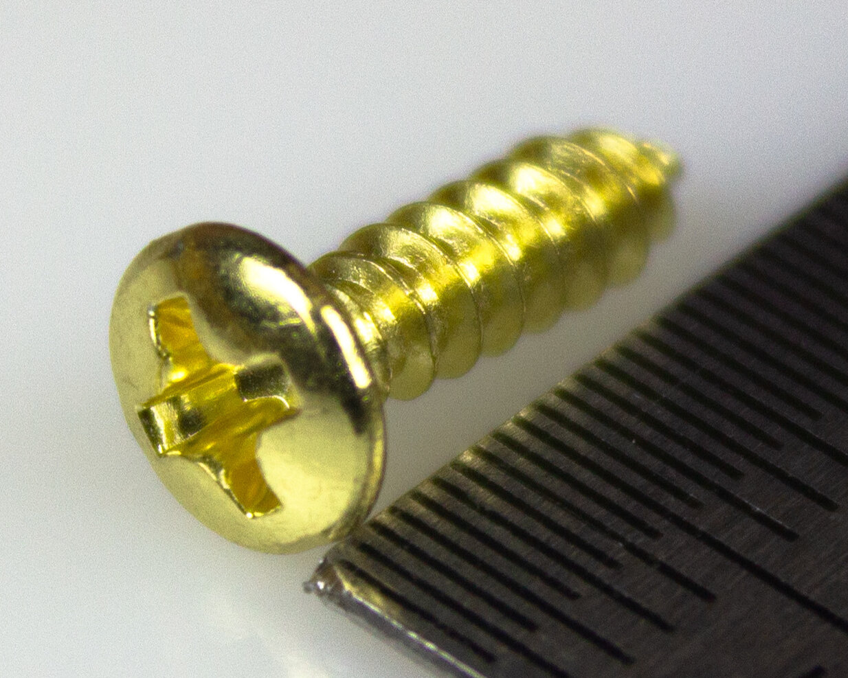 Paxphil WO3012-GD Саморез для панели, крышек Fender Style позолота (12 x 3mm)