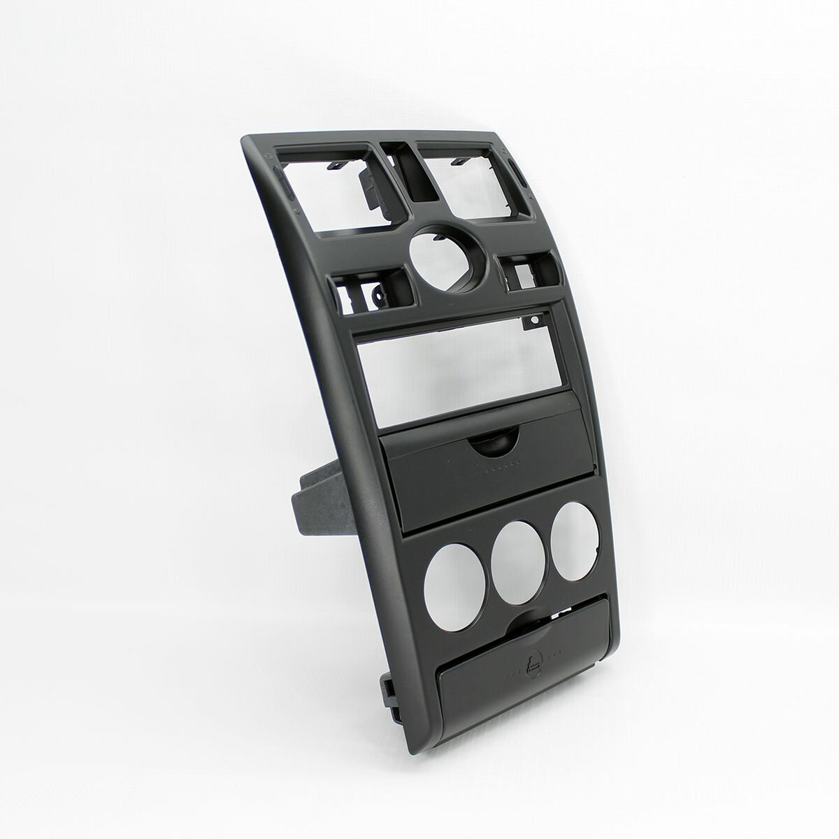 Центральная консоль панели приборов Lada Priora / ВАЗ 2170 (1 DIN, чёрная матовая, с пепельницей)